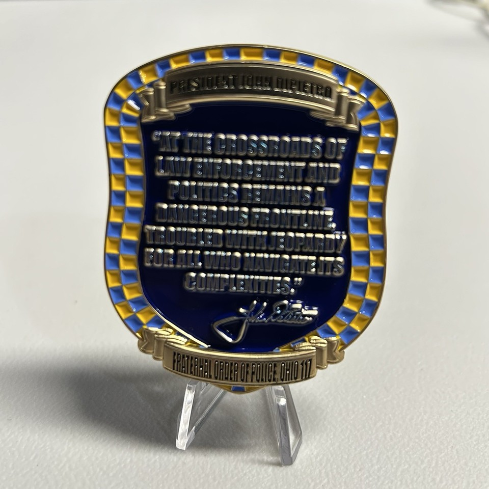 FRATERNAL ORDER OF POLICE OF OHIO LODGE 117 & MOTOR UNIT CHALLENGE COIN ...
