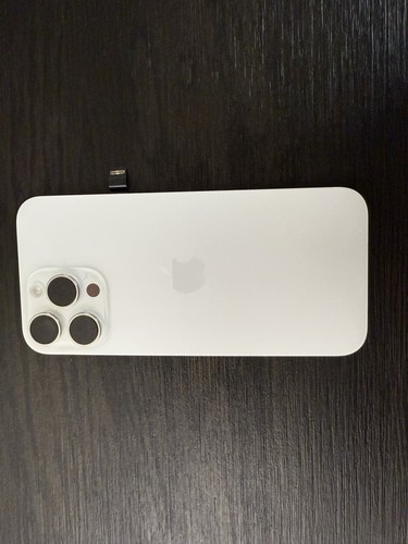 iPhone 16promax titanium white original disassembled back cover | eBay