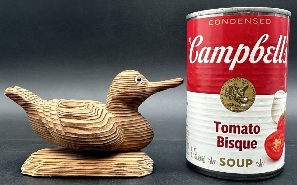 Wony Ltd Japan Vintage Wooden Duck Bird Fowl Yakisugi Shou Sugi Ban ...