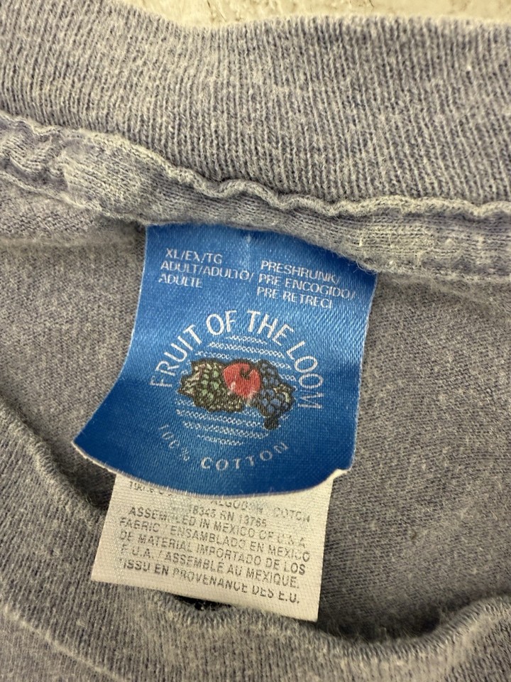 1994 Vintage R.E.M. Band T Shirt Monster Tour Rock Tee Fruit of the ...