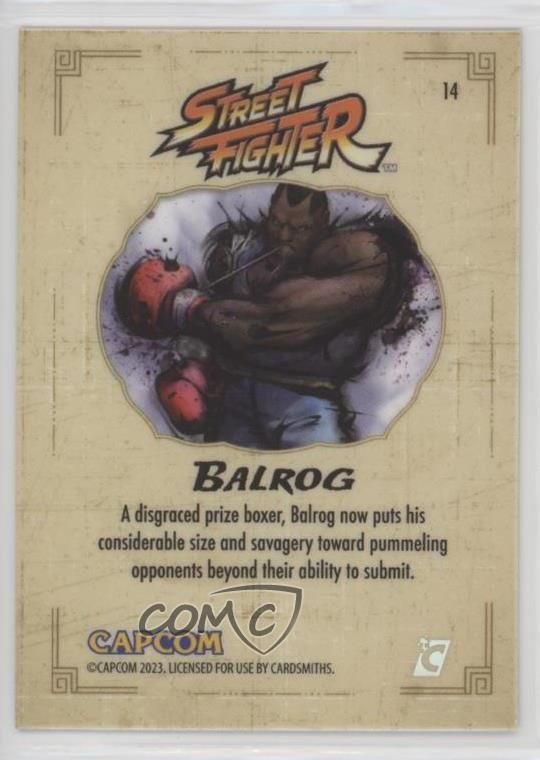 2023 Cardsmiths Street Fighter Hyperwave Holofoil Balrog #14 q2e | eBay