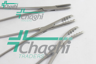 Cartilage Seizing Forceps Meniscus Forceps Bone Holding 3 PCs Set ...