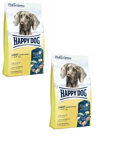 2 x 12 kg Happy Dog Fit & Vital Light Contrôle des calories | eBay