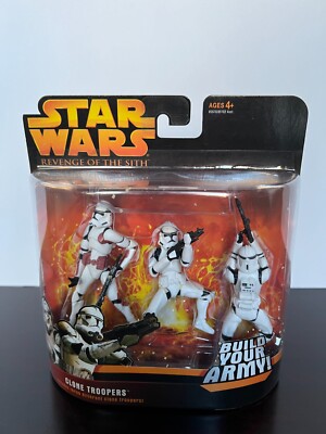 Star Wars Revenge of the Sith Clone Troopers Build your Army 2005 MOC ...
