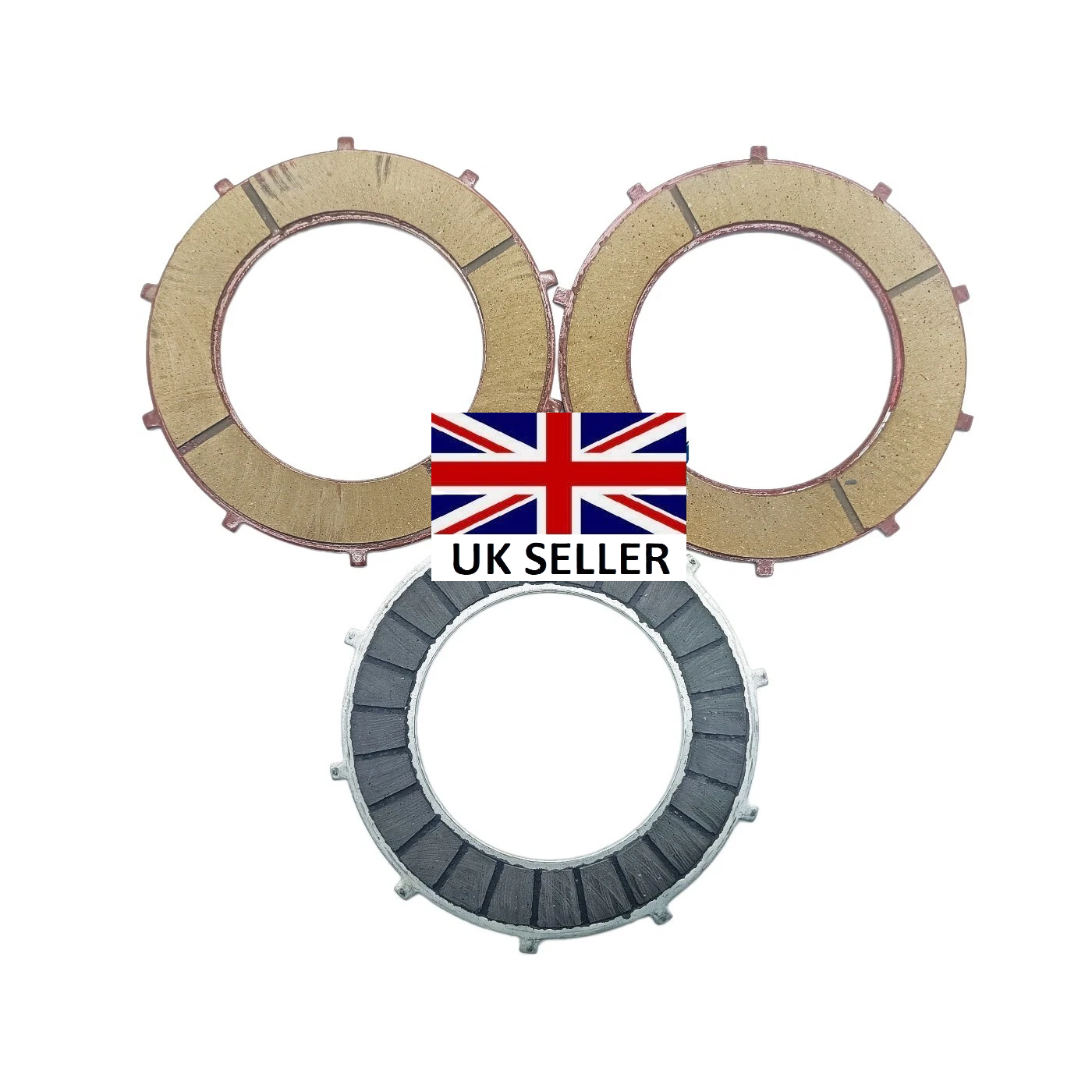 Clutch Friction Plate Set For Royal Enfield Bullet Deluxe Machismo ...