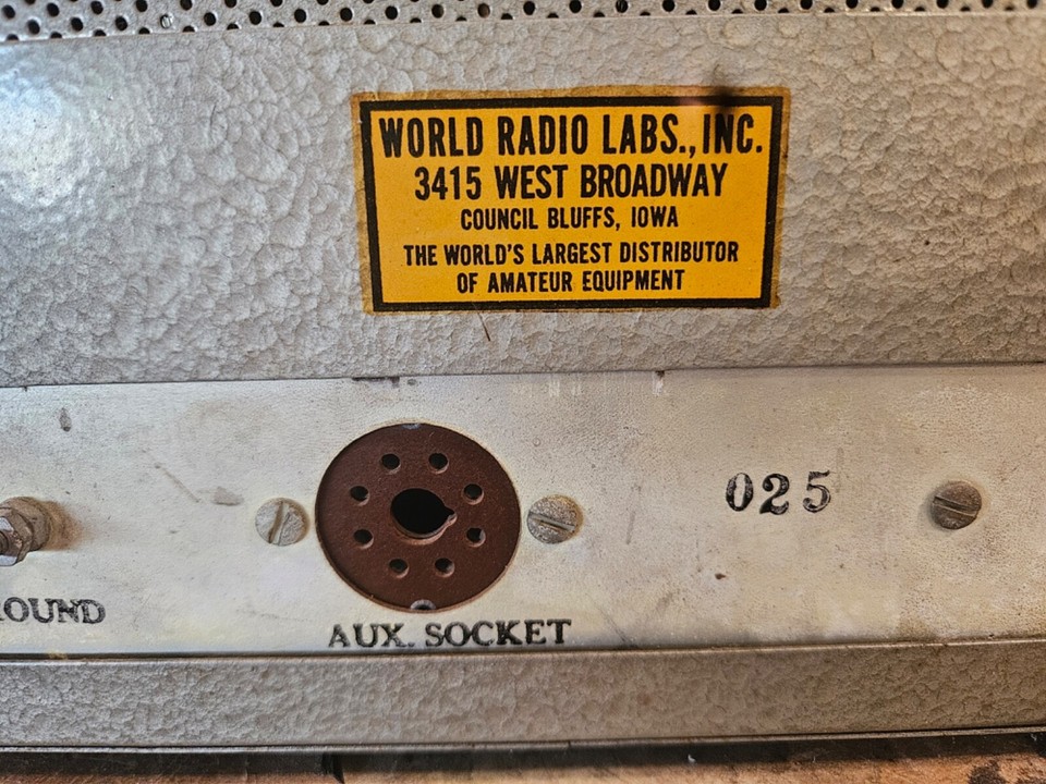 WRL World Radio Labs Globe Chief Model 90 Ham Radio Transmitter | eBay