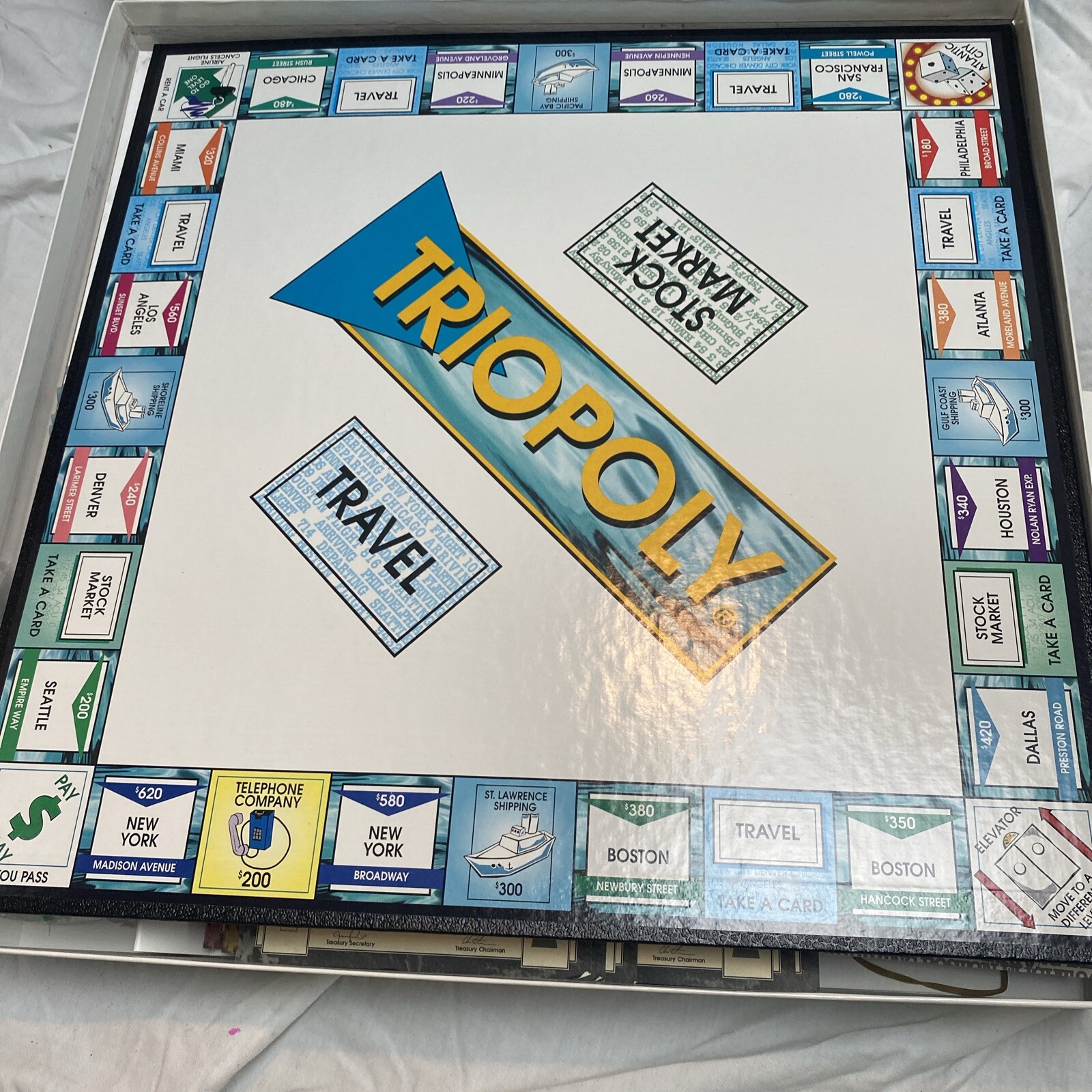 Reveal Entertainment 1996 Triopoly Three Dimensional Board Game - 100 ...