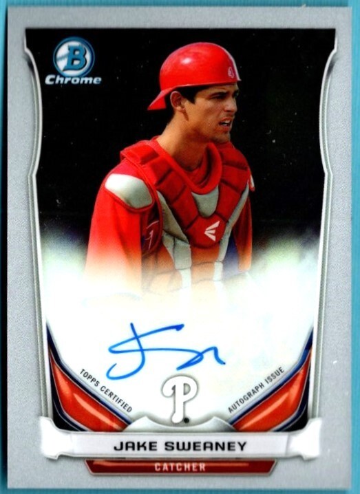 2014 Bowman Chrome Autograph Auto Jake Sweaney Card # BCPA-JSW | eBay