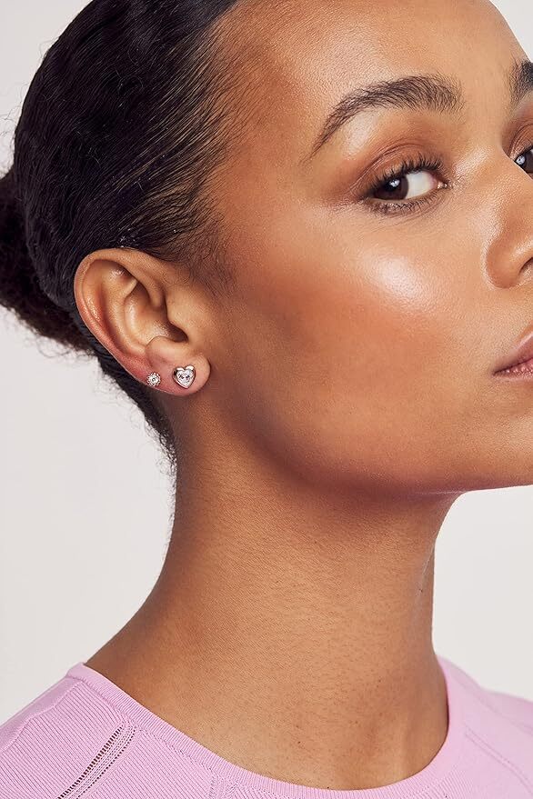Clearance Sale Ted Baker Han Crystal Heart Stud Earrings Necklace Set ...