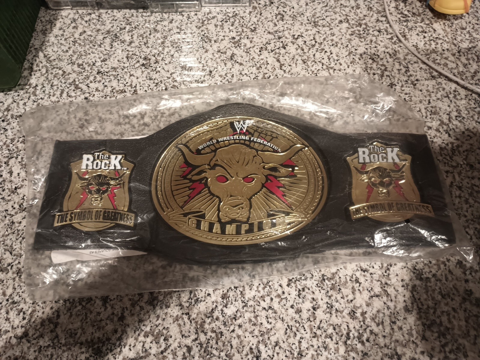 The Rock Champion WWF Belt - The Symbol Of Greatness | eBay