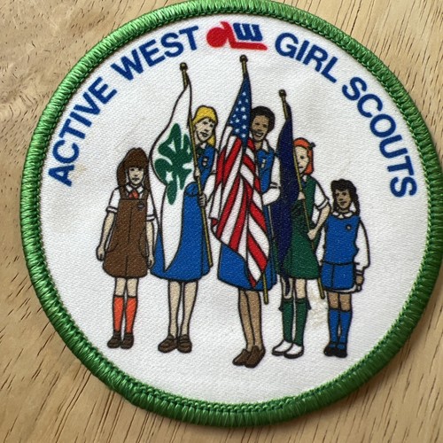 Vintage GSA Active West Girl Scouts Patch | eBay