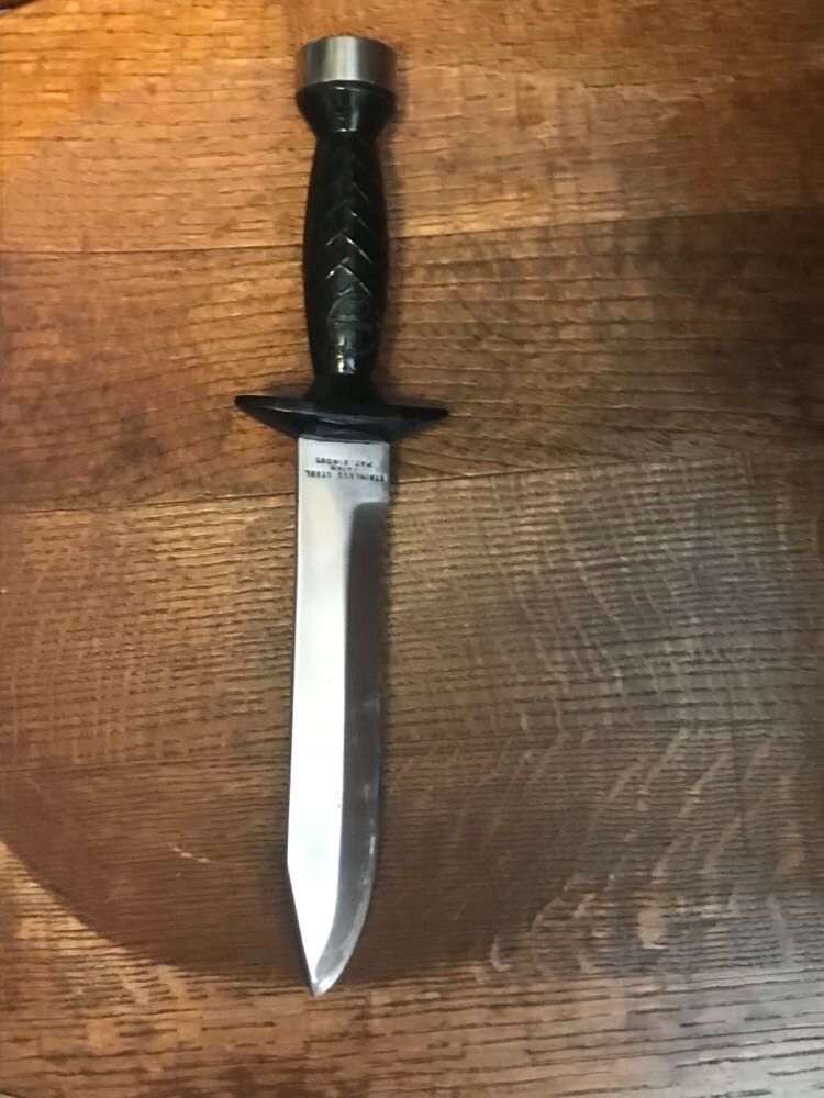 VTG TOY DIVER AQUA LUNG SCUBA DIVING KNIFE USN DAGGER SEABEES BELL ...