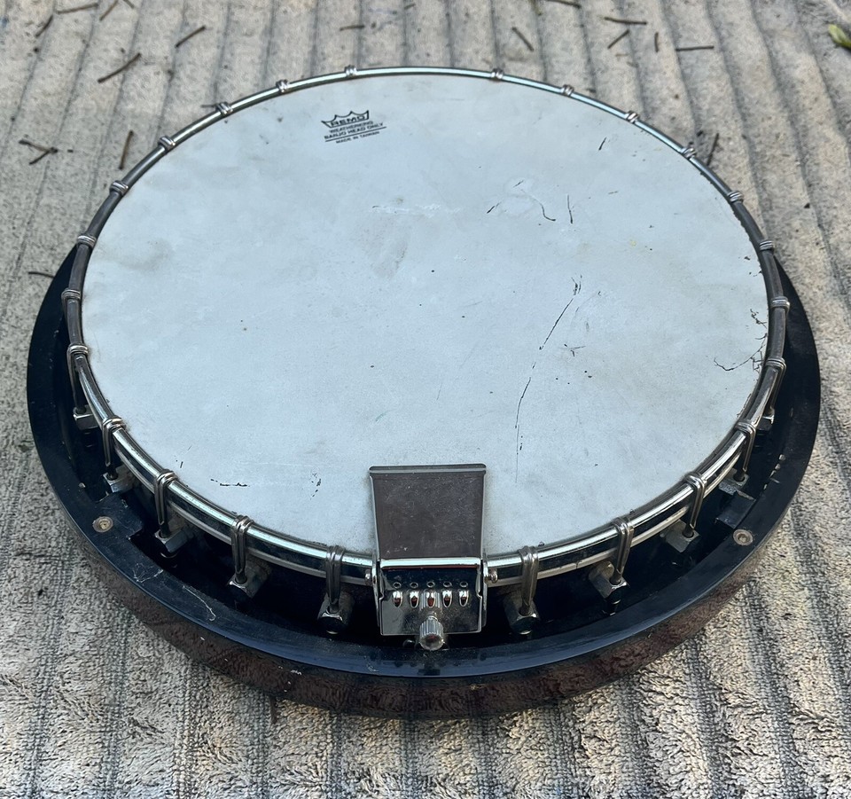 Banjo Wood 13 1/4” Resonator With Frame, Head & Tailpiece | eBay