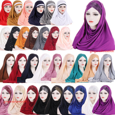 India Niqab Muslim Hijab Islamic Women Ramadon Scarf Burqa Burka Prayer ...