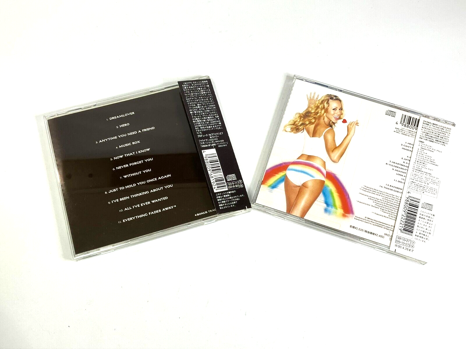MARIAH CAREY Japanese MUSIC BOX & RAINBOW w/ Obi & Bonus Track | eBay