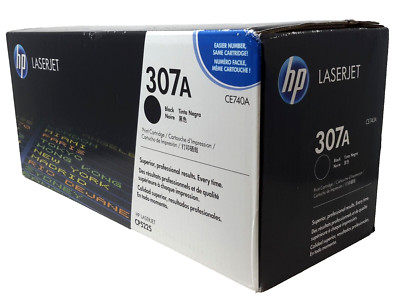Genuine HP 307A CE740A Black Print Cartridge for LaserJet CP5225 | eBay