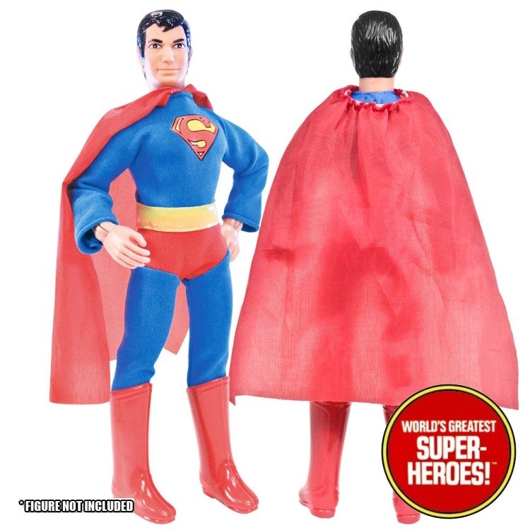 Mego Superman COMPLETE Outfit Repro Boots Cape Decal Emblem 8 inch ...