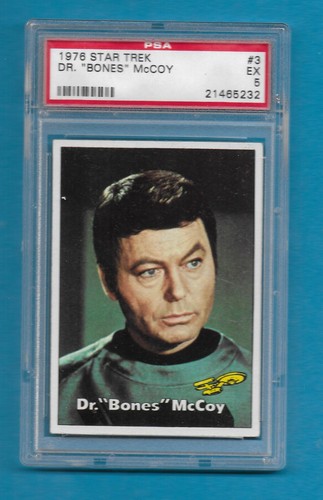 1976 STAR TREK #3 DR "BONES" MCCOY PSA 5 #21465232 | eBay