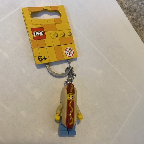 LEGO Hot Dog Suit Guy Keychain/Keyring - Series 13 Minifigure 853571 ...