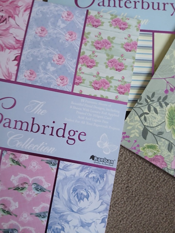 Card Making, Craft, Books Of Backing Paper Different Design, | eBay UK