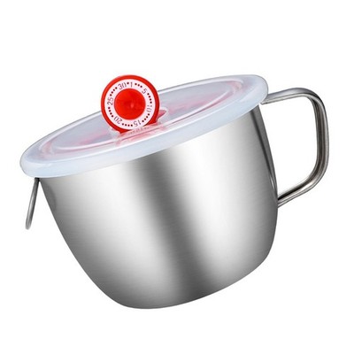 Soup Bowl Stainless Steel Insulated Serving Lunch Container with Lid ...