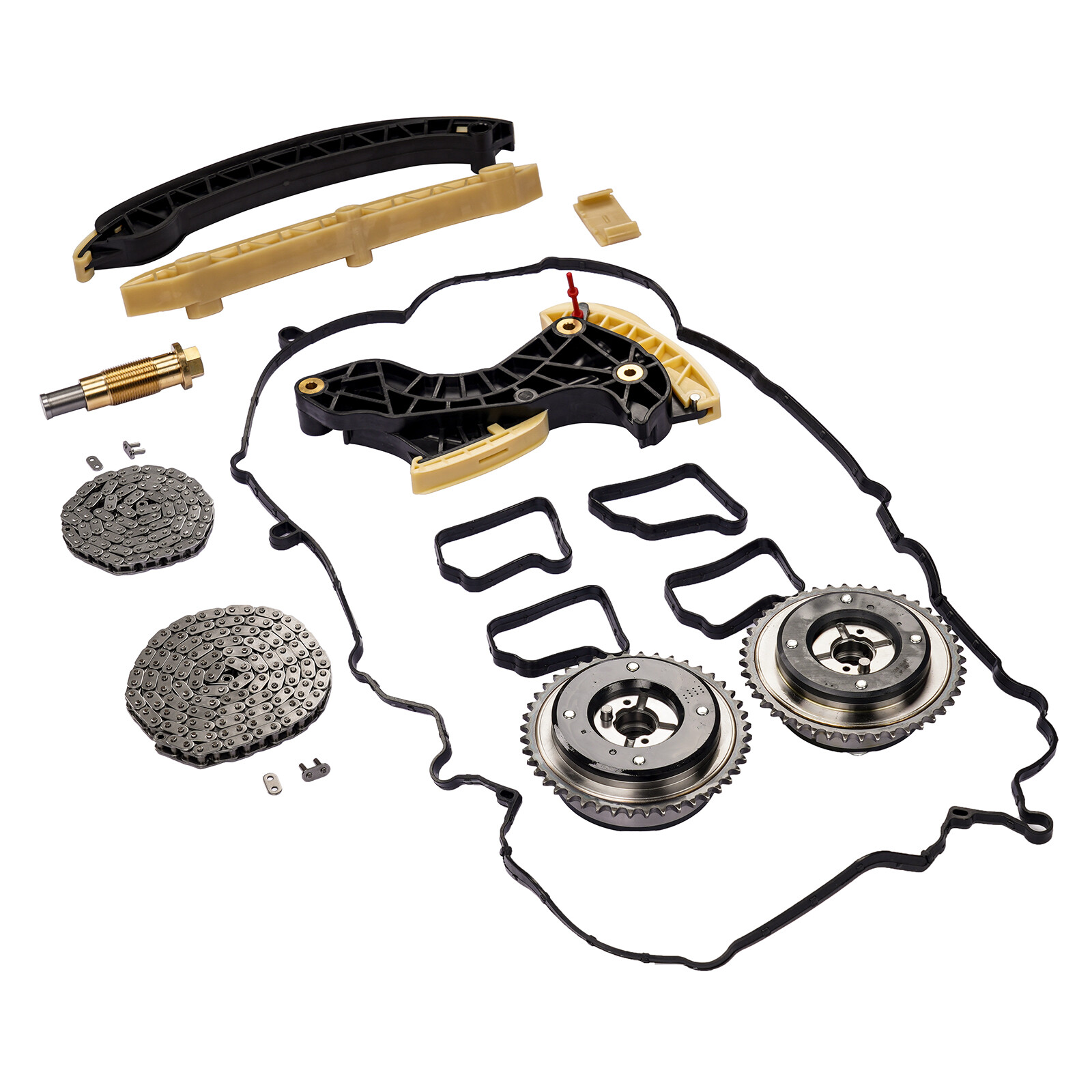 Camshaft Adjusters & Timing Chain Kit Fit for Mercedes W203 S203 CL203 ...