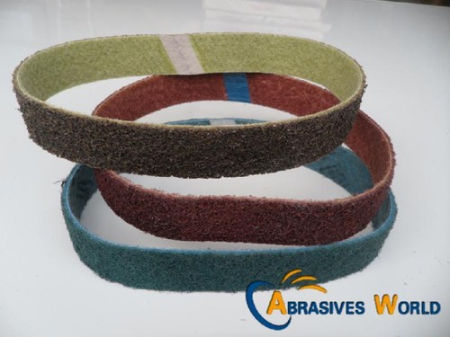 3 PCS 760mm X 40mm Abrasives Sanding Scotch Brite polishing belts, C/M ...