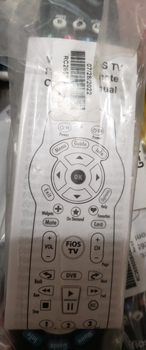 Verizon FiOS VZ P265V5 Replacement TV Remote Control | eBay