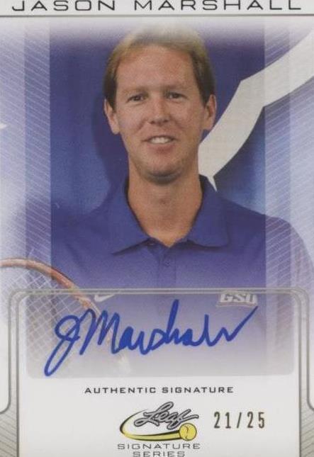 2017 Leaf Signature Series - Jason Marshall #BA-JM1 Silver /25 (AU) for ...
