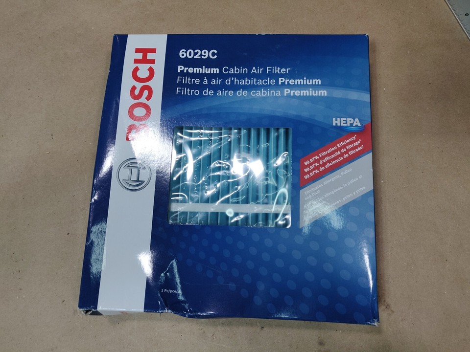 Cabin Air Filter-HEPA Cabin Filter Bosch 6029C | eBay