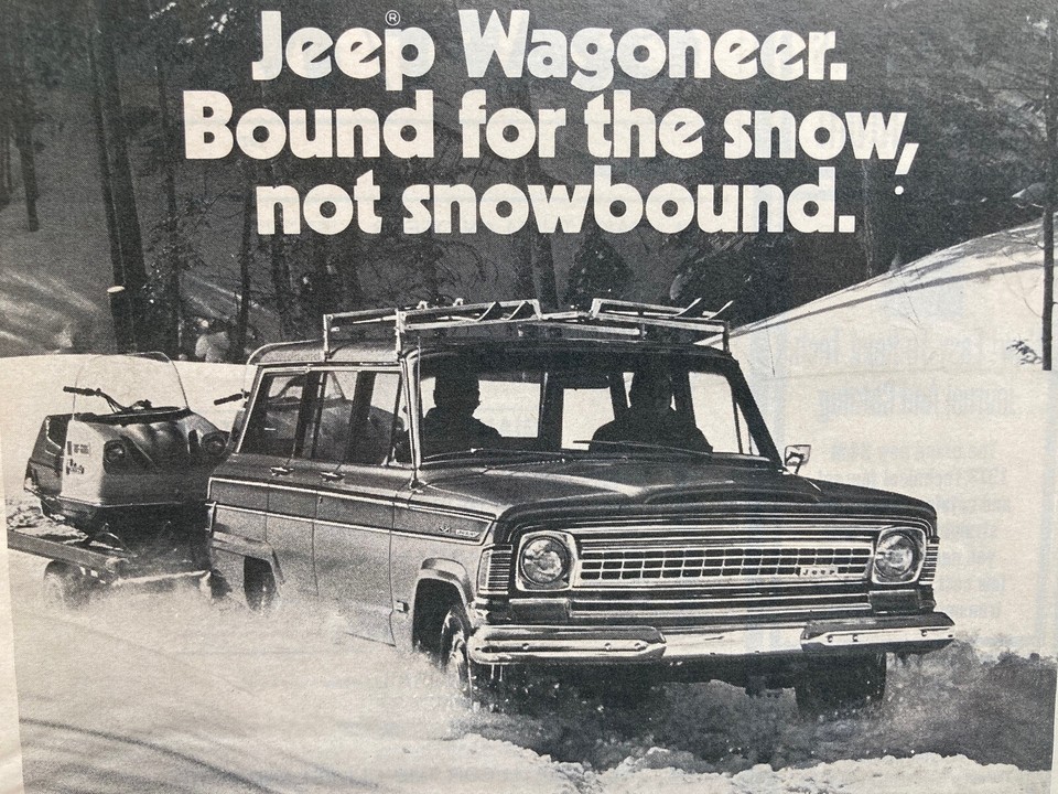 1973 Jeep Wagoneer Print Ad 4x4 | eBay