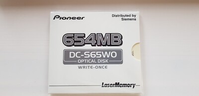 Pioneer MO WORM-Disk DC-S65WO 654MB NEU | eBay.de