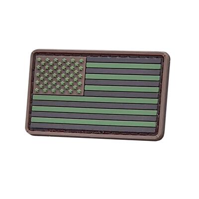 small mini 1x1 75 america USA flag multicam PVC tactical rubber morale ...