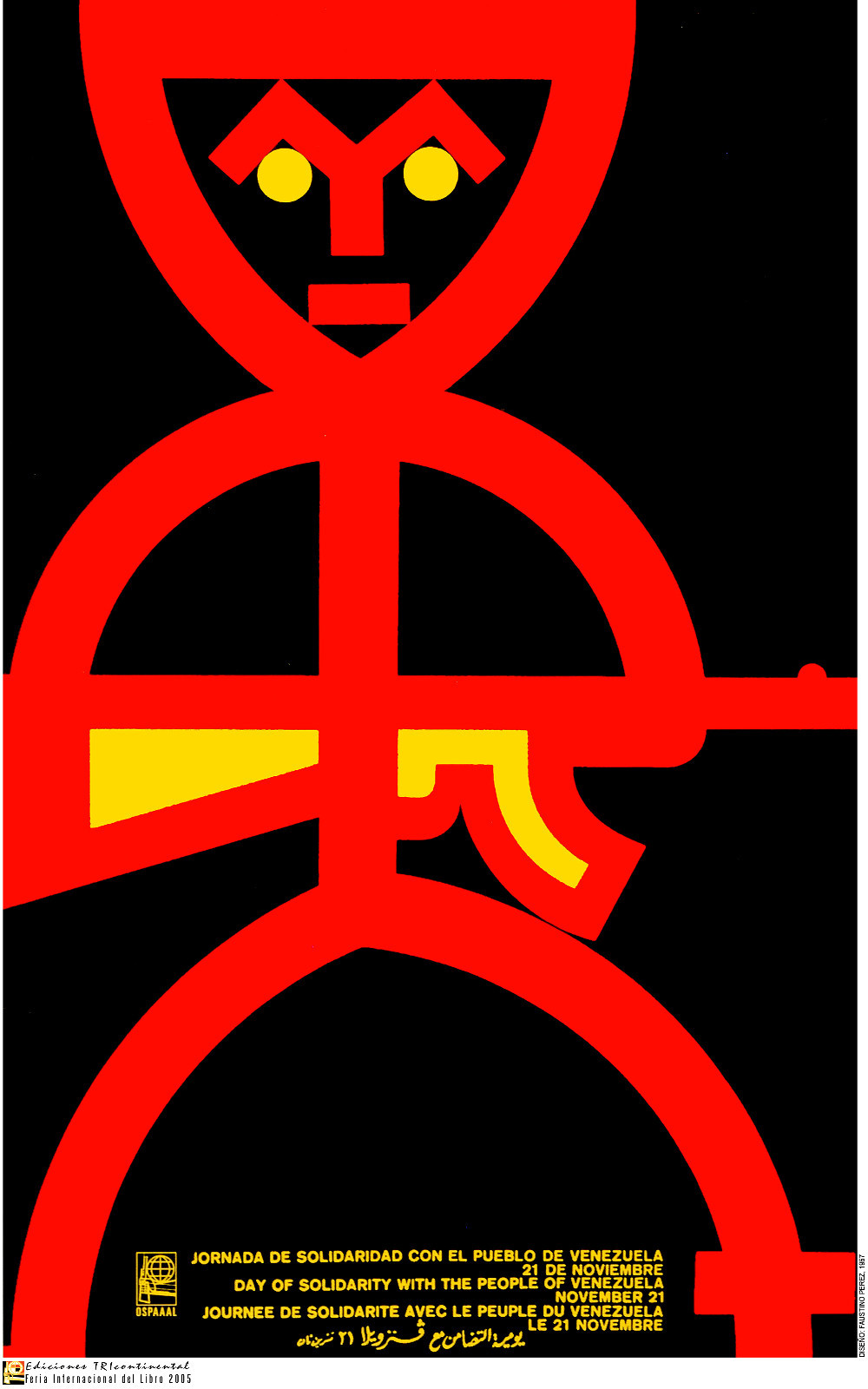 Political POSTER.Venezuela Hugo Chavez Socialism.Gun.Revolution History ...
