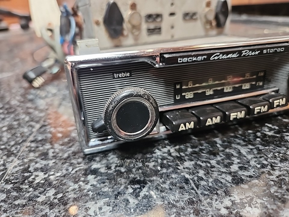Becker Grand Prix Stereo Radio Used working Mercedes Ferrari Oem W/ Amp ...