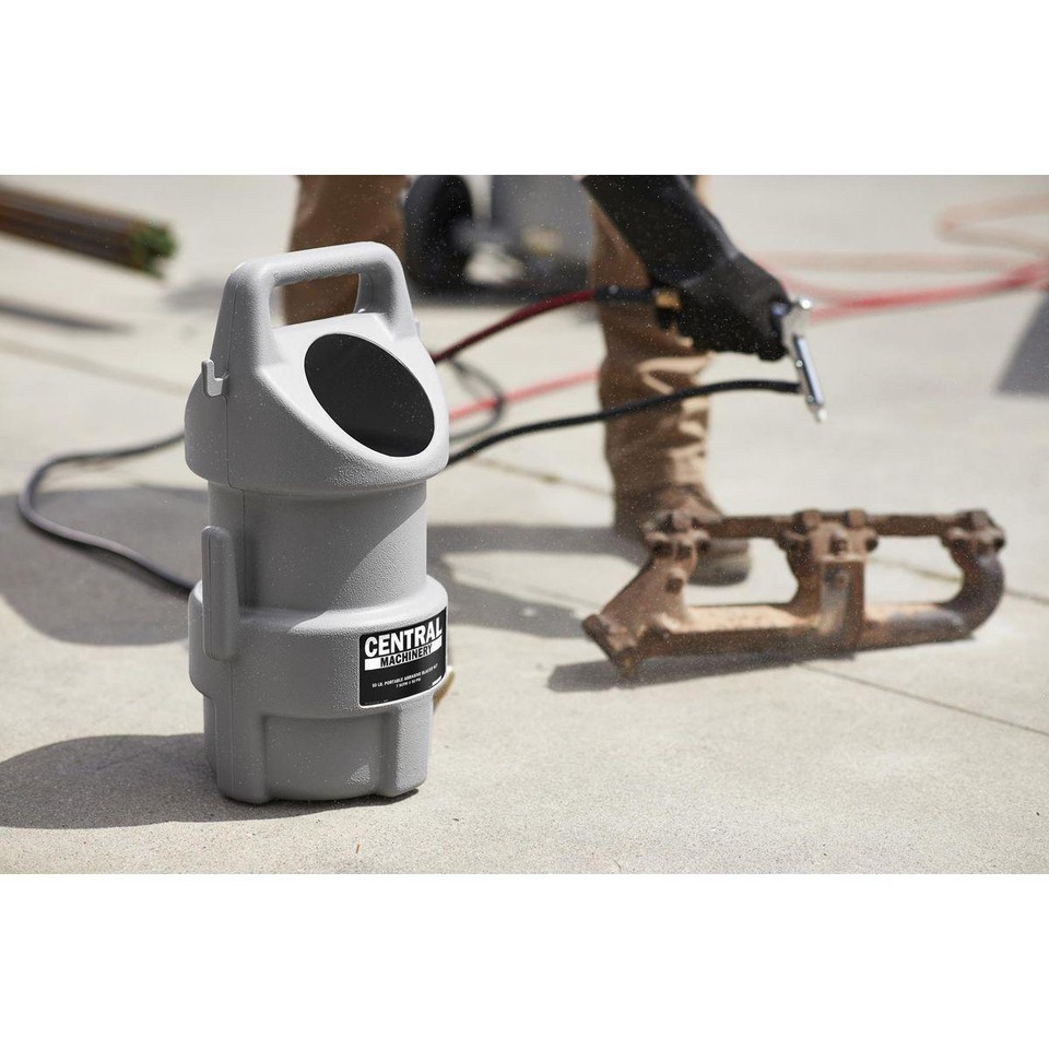 50 lb Abrasive Blaster Sandblasting Portable Sandblaster Gun Hopper ...