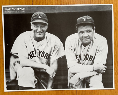 Daily News: YANKEE LEGEND SERIES: Babe Ruth & Lou Gehrig, Yankee Icons ...
