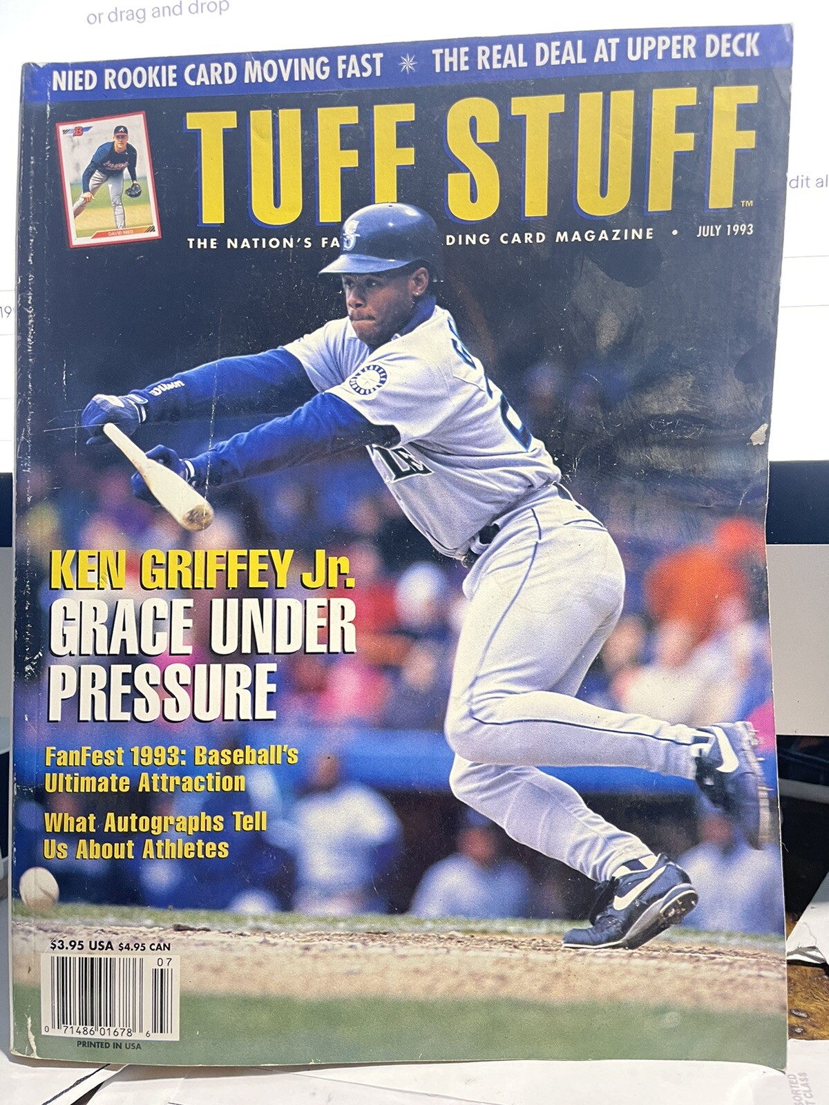 Tuff Stuff Magazine July 1993 Ken Griffey Jr -Grace Under Pressure | eBay