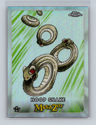 2022 Topps Chrome MetaZoo Series 0 Refractor Hoop Snake #99 | eBay