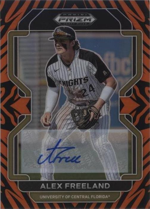 2022 Panini Prizm Draft Picks - Alex Freeland #PDP105 Tiger Stripes ...