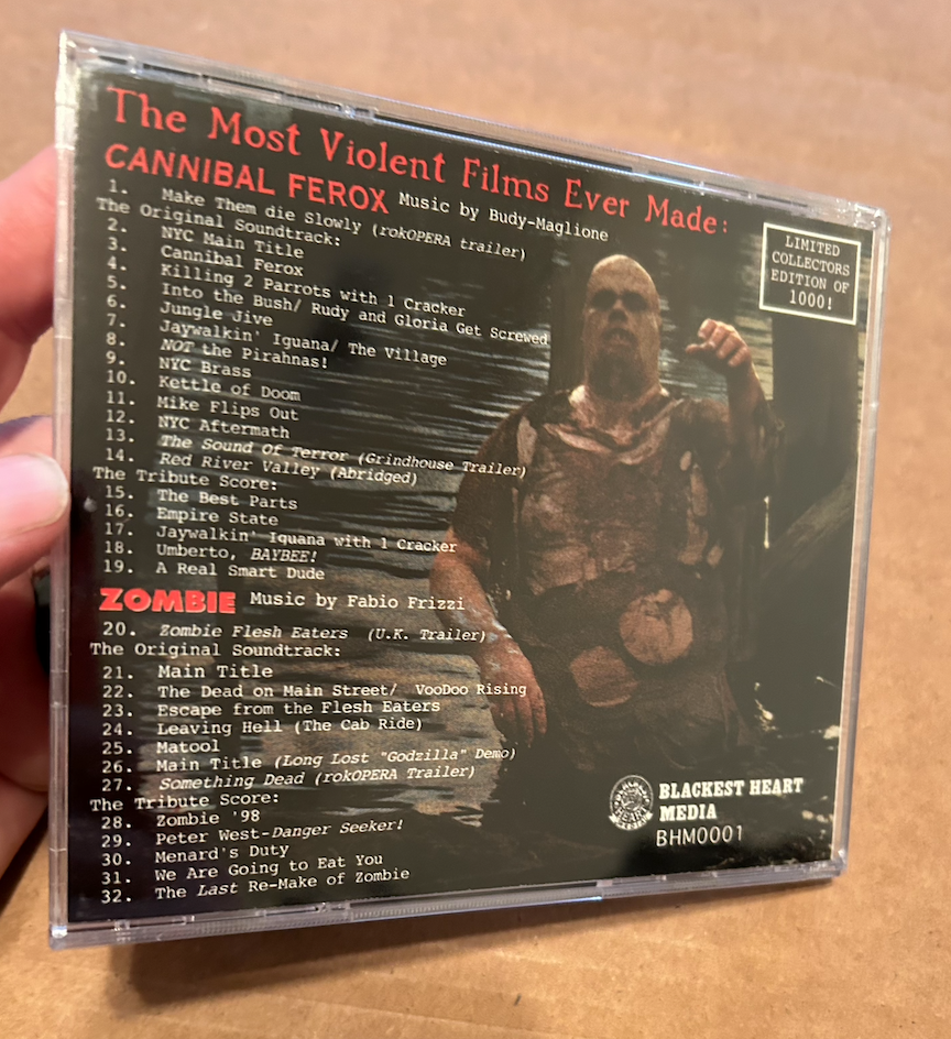 Fabio Frizzi - Cannibal Ferox / Zombie CD 1998 NEW! Still SEALED! | eBay