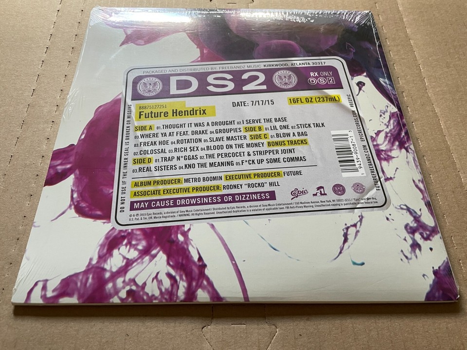 NEW SUPER RARE Future - DS2 COLORED Vinyl 2xLP 194399008713 | eBay