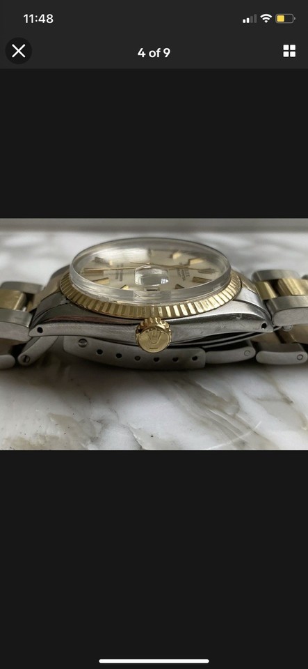 Rolex Datejust Ref: 16013 36mm Two Tone S. Steel / 18K Gold Jubilee ...