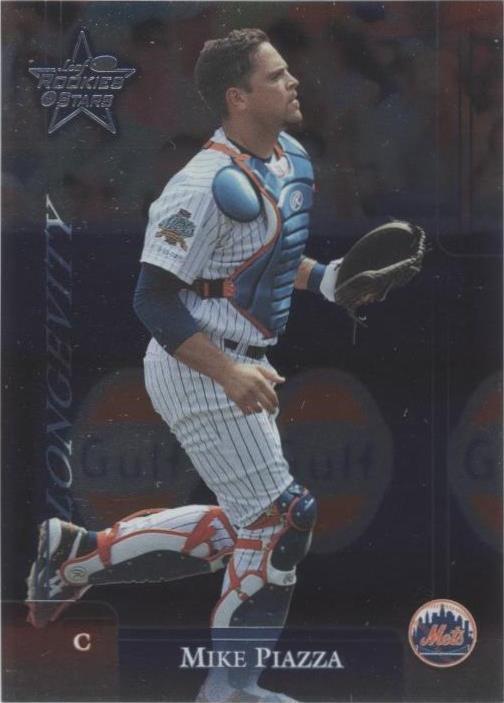 2002 Leaf Rookies & Stars - Mike Piazza #200 Longevity New York Mets ...
