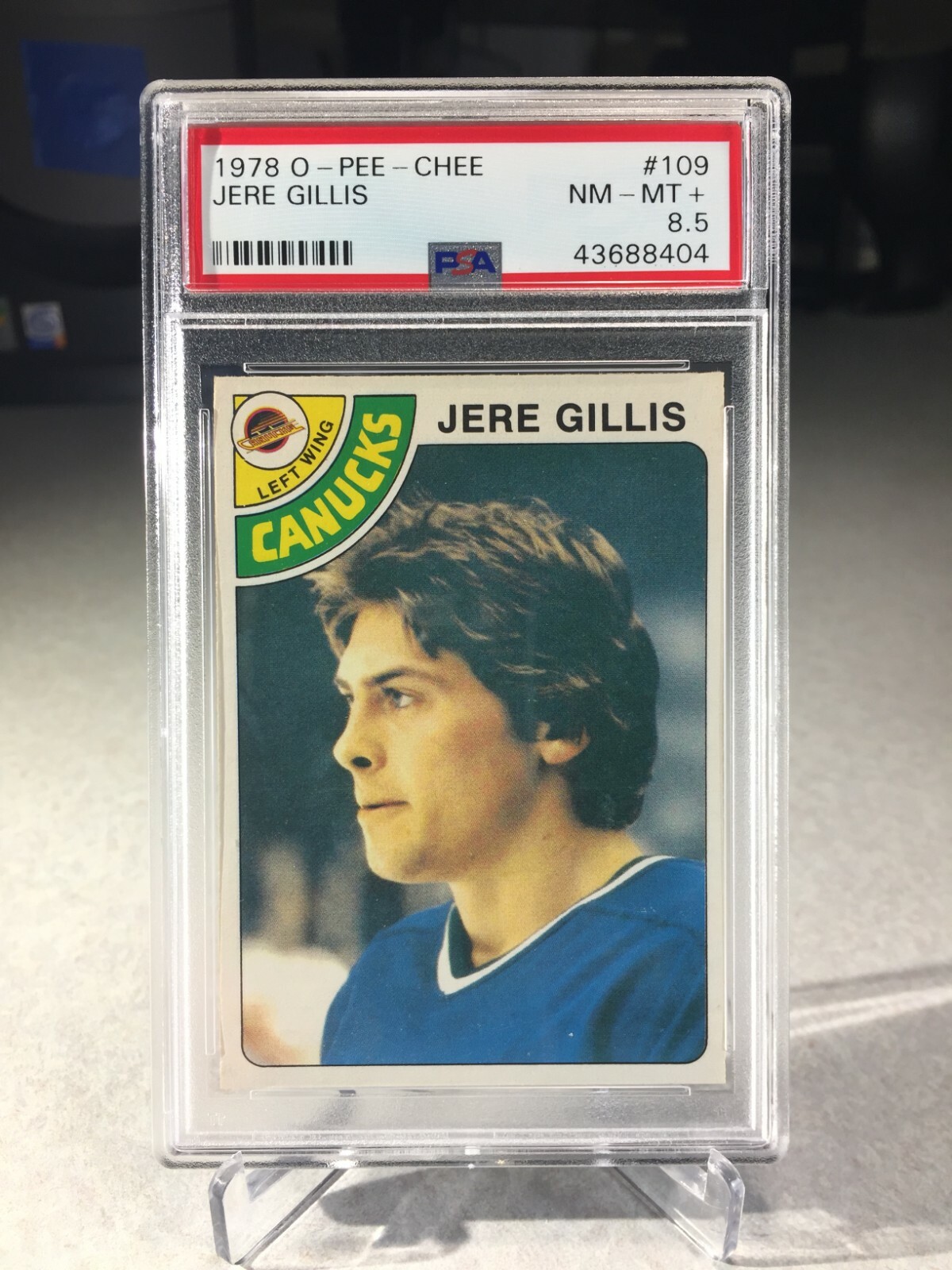 1978 O-Pee-Chee Jere Gillis Rookie #109 - PSA 8.5 POP 2 (only 17 graded ...