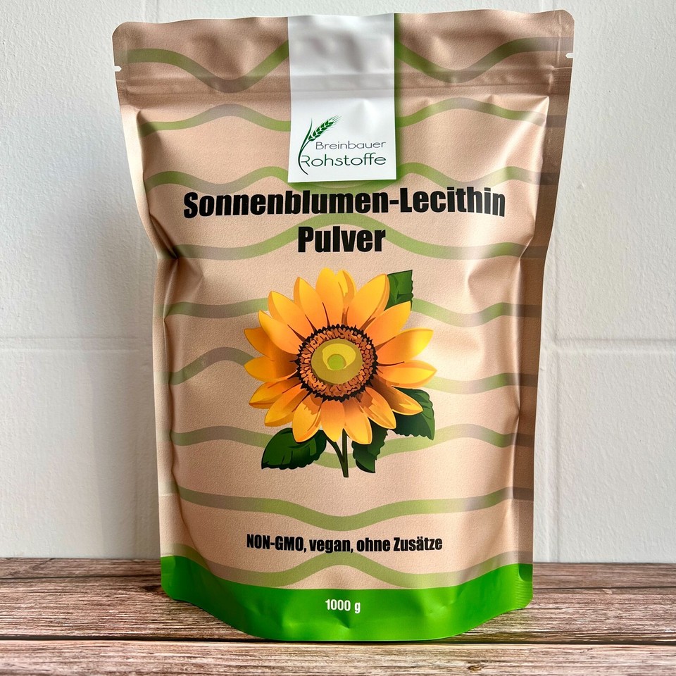 1 kg Reines Sonnenblumenlecithin Pulver | Sonnenblumen Lecithin E 322 ...