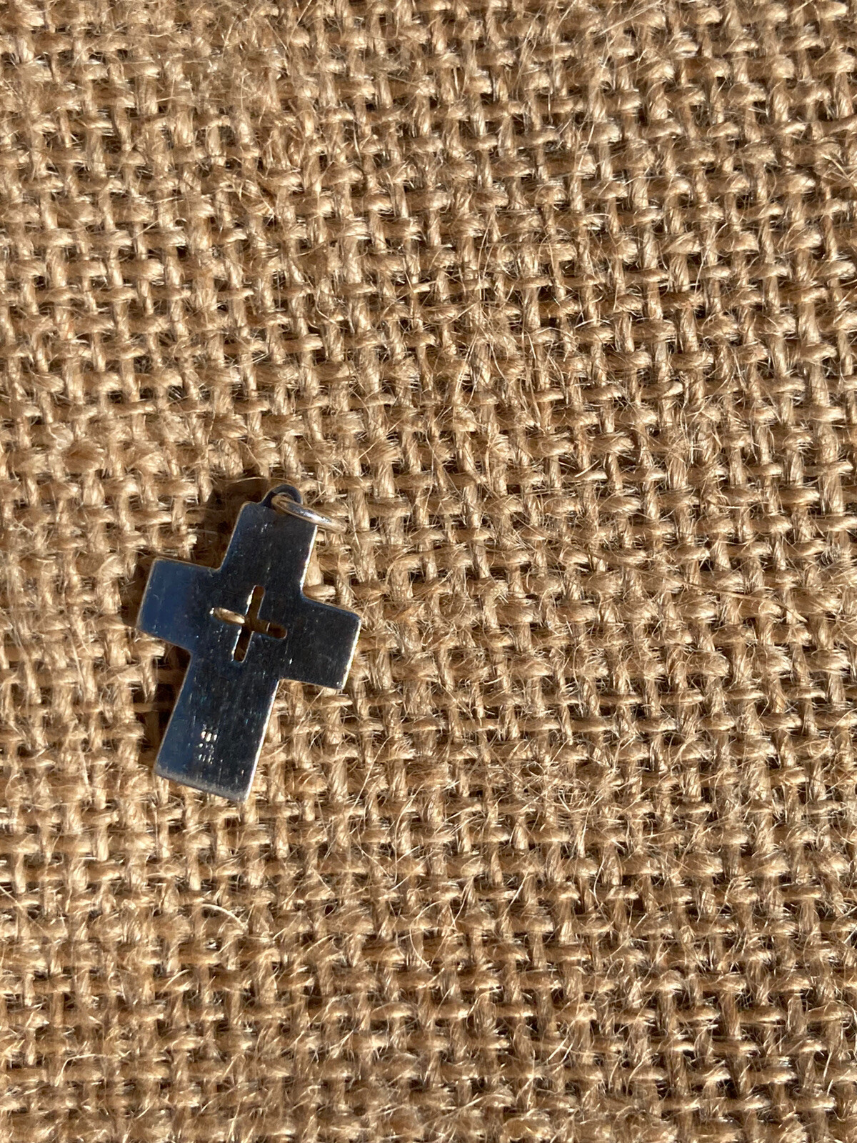 James Avery Cut Out Cross On Cross Pendant - Gem