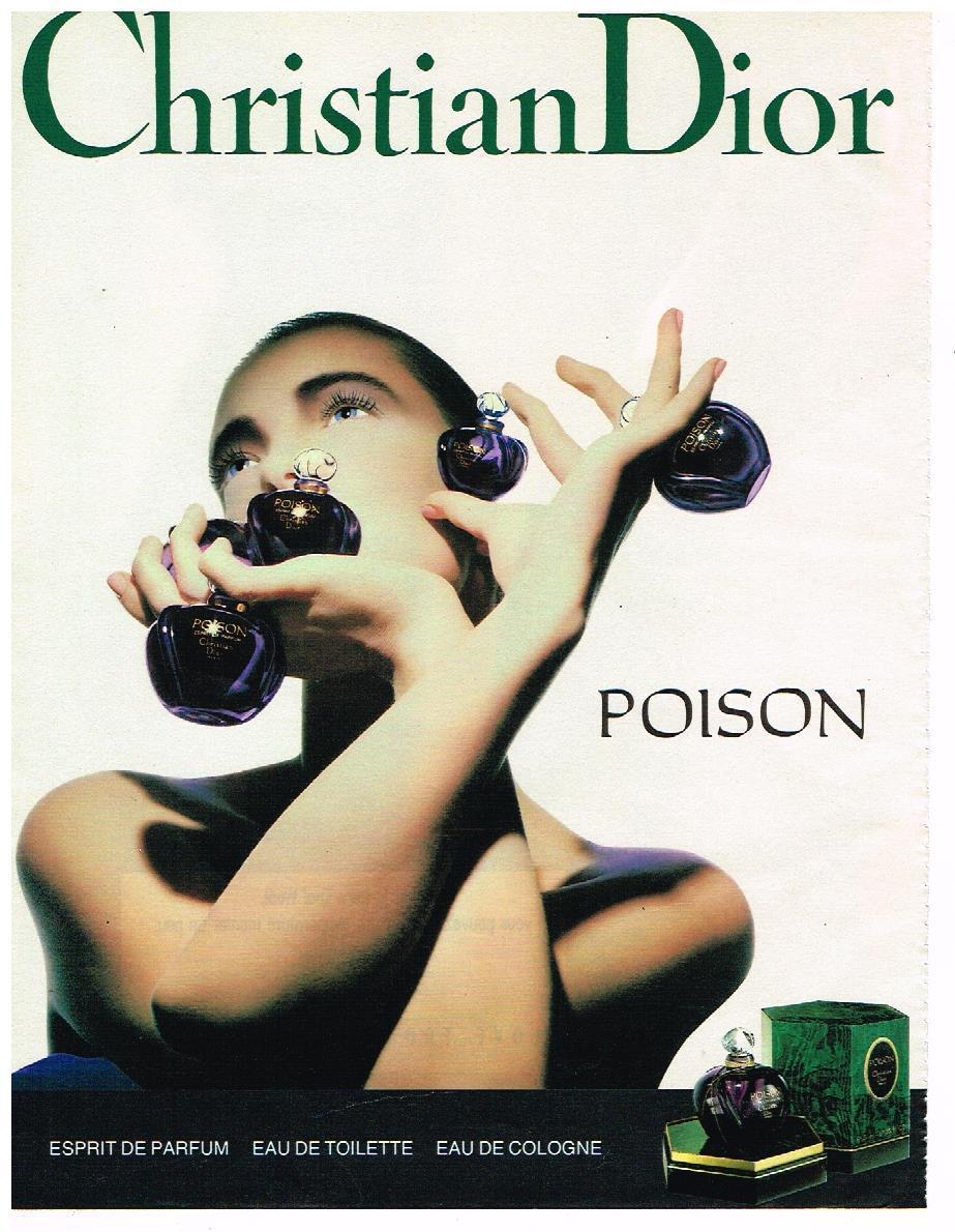 PUBLICITE ADVERTISING 095 1989 DIOR parfum POISON | eBay