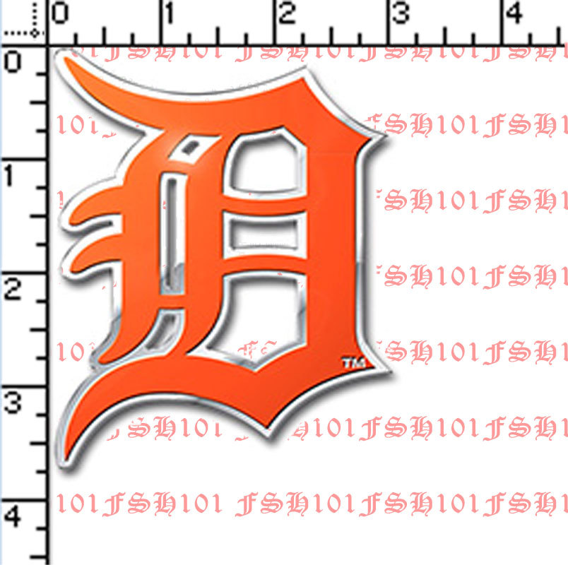 New MLB Detroit Tigers Car Truck Auto 3-D Aluminum Color Emblem Sticker ...