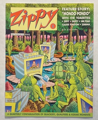 Zippy Quarterly #8 by Bill Griffith Underground Comix Fantagraphics ...